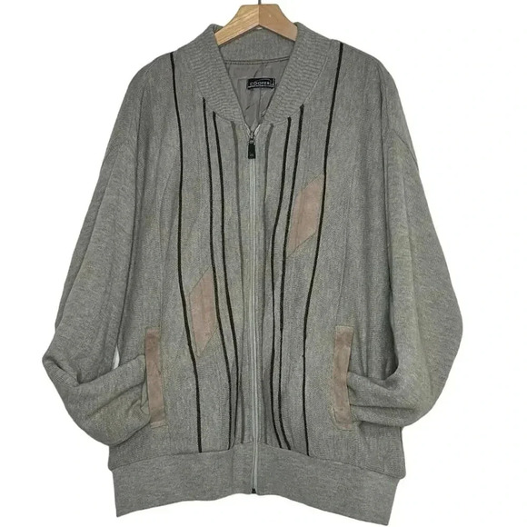 COOPER | Jackets & Coats | Vintage Cooper Retro Bomber Jacket Knit 3d ...